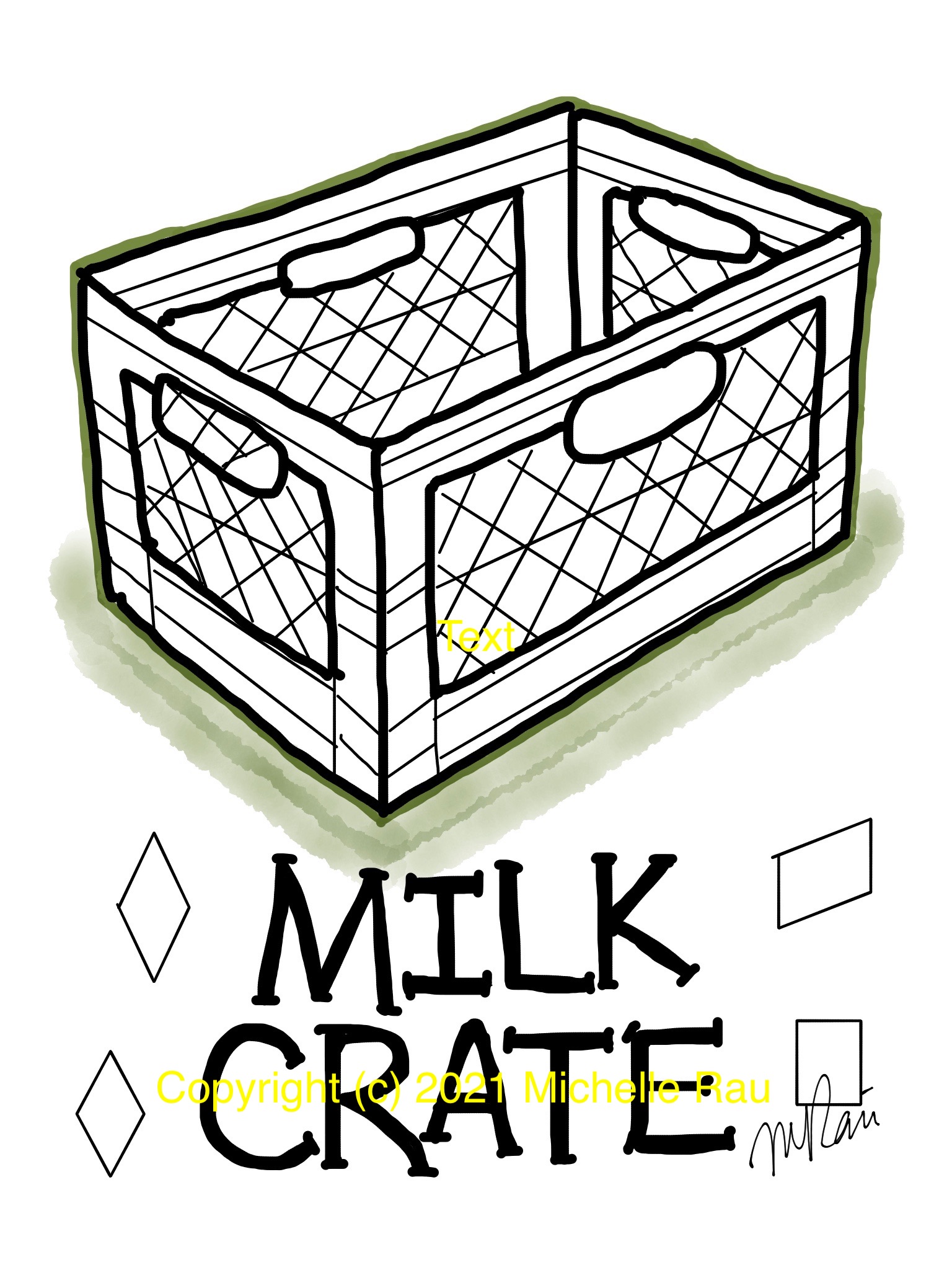 Milk Crate (Tarot of Michelle) – michelle rau