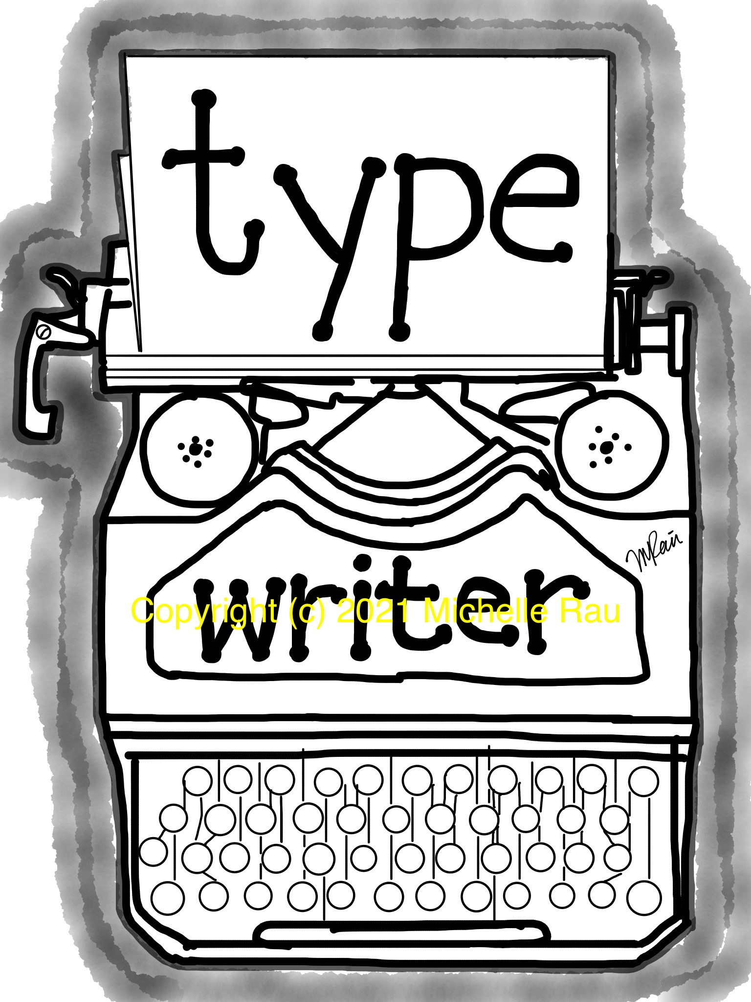 Typewriter (Tarot of Michelle) – michelle rau